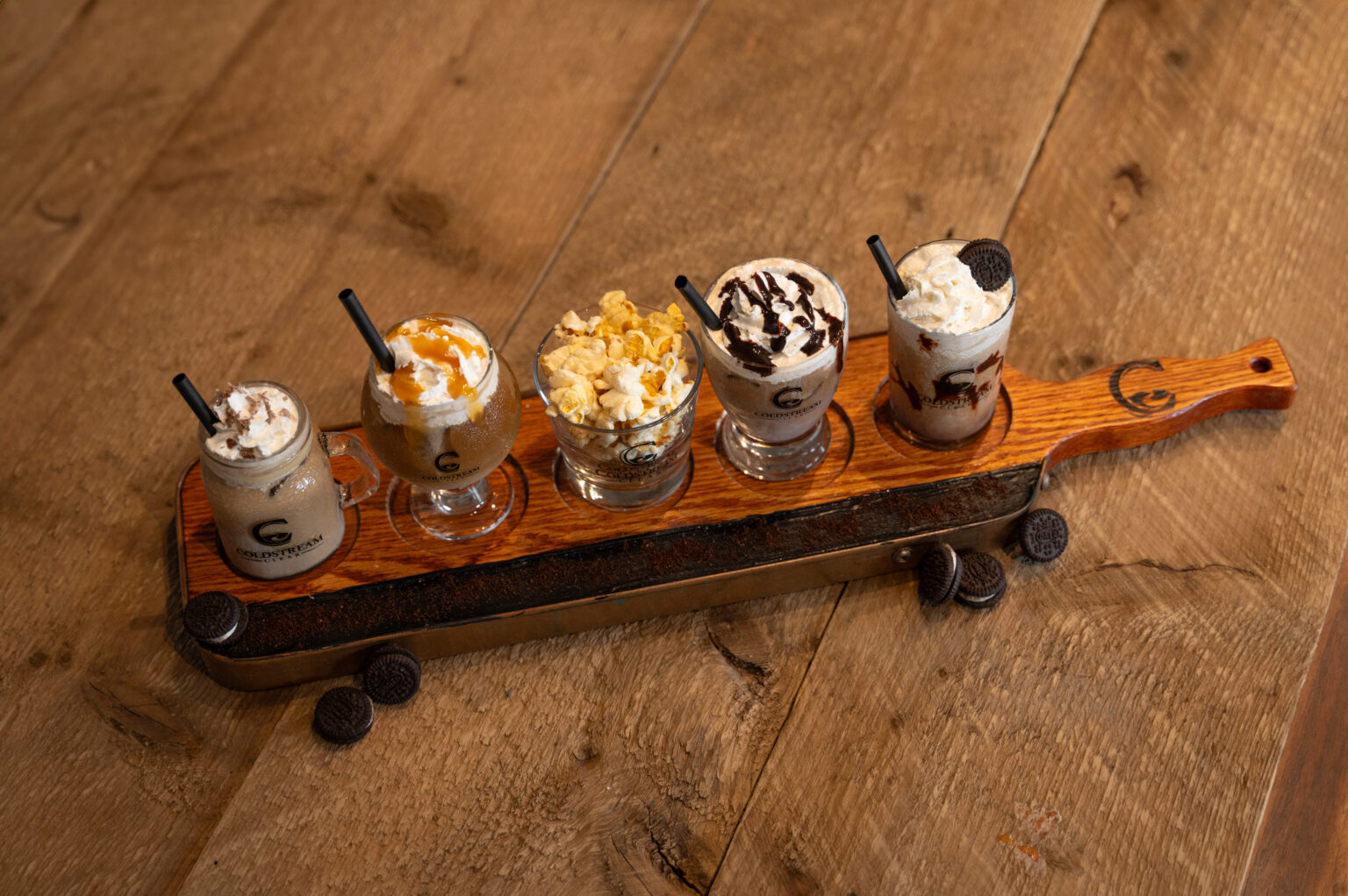 Spiked Iced Coffee Flight with NEW Cookies & Cream - Coldstream Clear ...